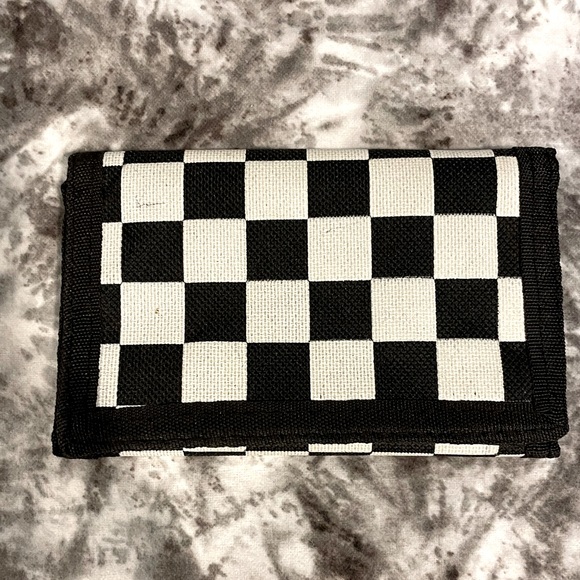 No Brand | Bags | Checker Board Black And White Wallet | Poshmark
